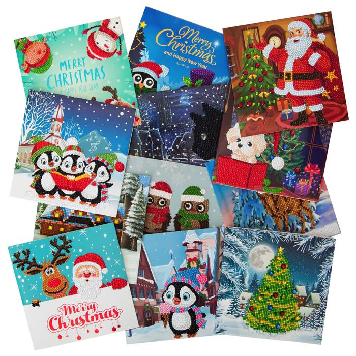 Crystal Art Noël / Hiver, Crystal Art - Craft Buddy - creanorm polypins